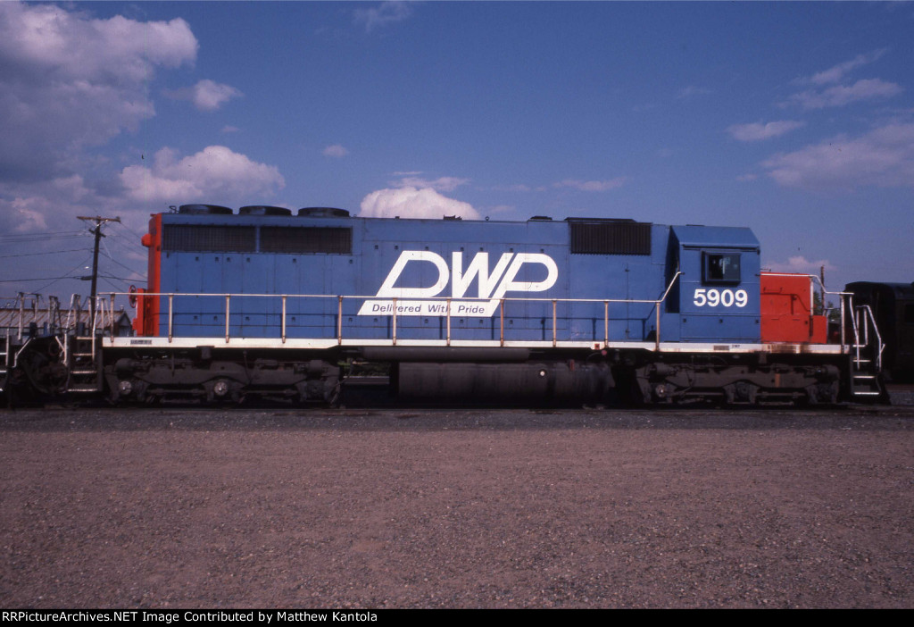 DWP with large logo